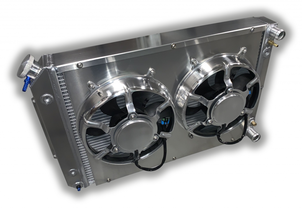 1968 – 1972 Chevy Nova LSX Conversion Aluminum Radiator with Dual HPX ...